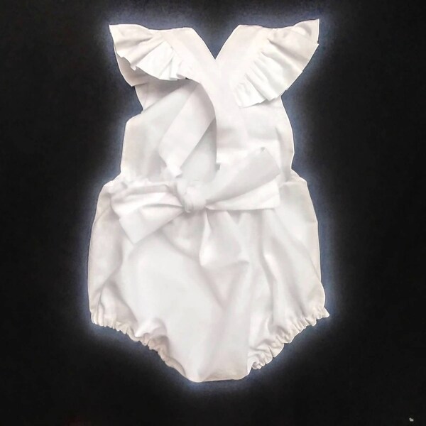 Ruffle Romper Baby - Etsy