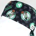 Surgical Regular Tie Back Scrub Hat for Men - Boston Celtics Black - Etsy