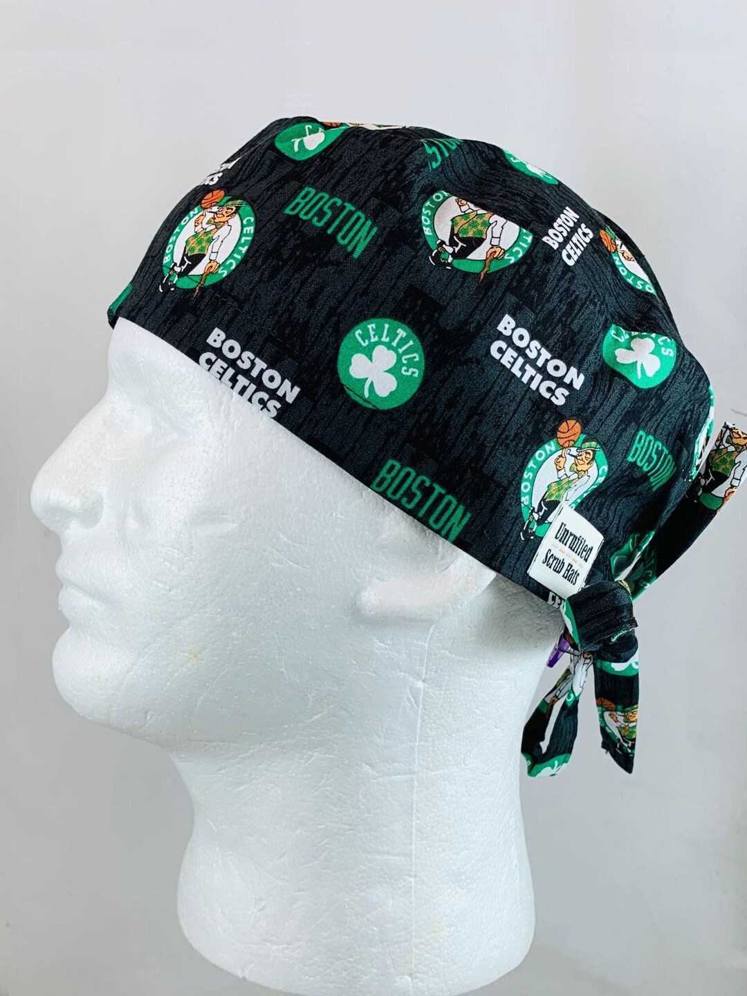 Surgical Regular Tie Back Scrub Hat for Men - Boston Celtics - Etsy