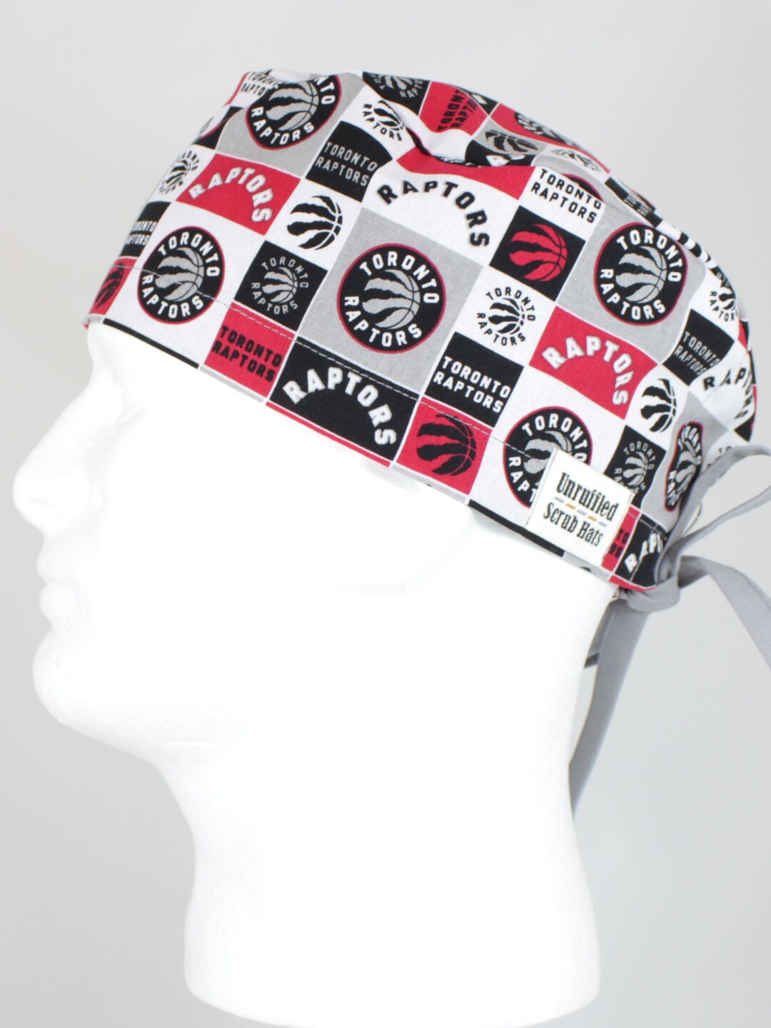 Surgical Regular Tie Back Scrub Hat for Men - Toronto Raptors Small ...