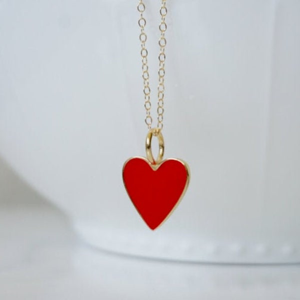Red Heart Jewelry - Etsy