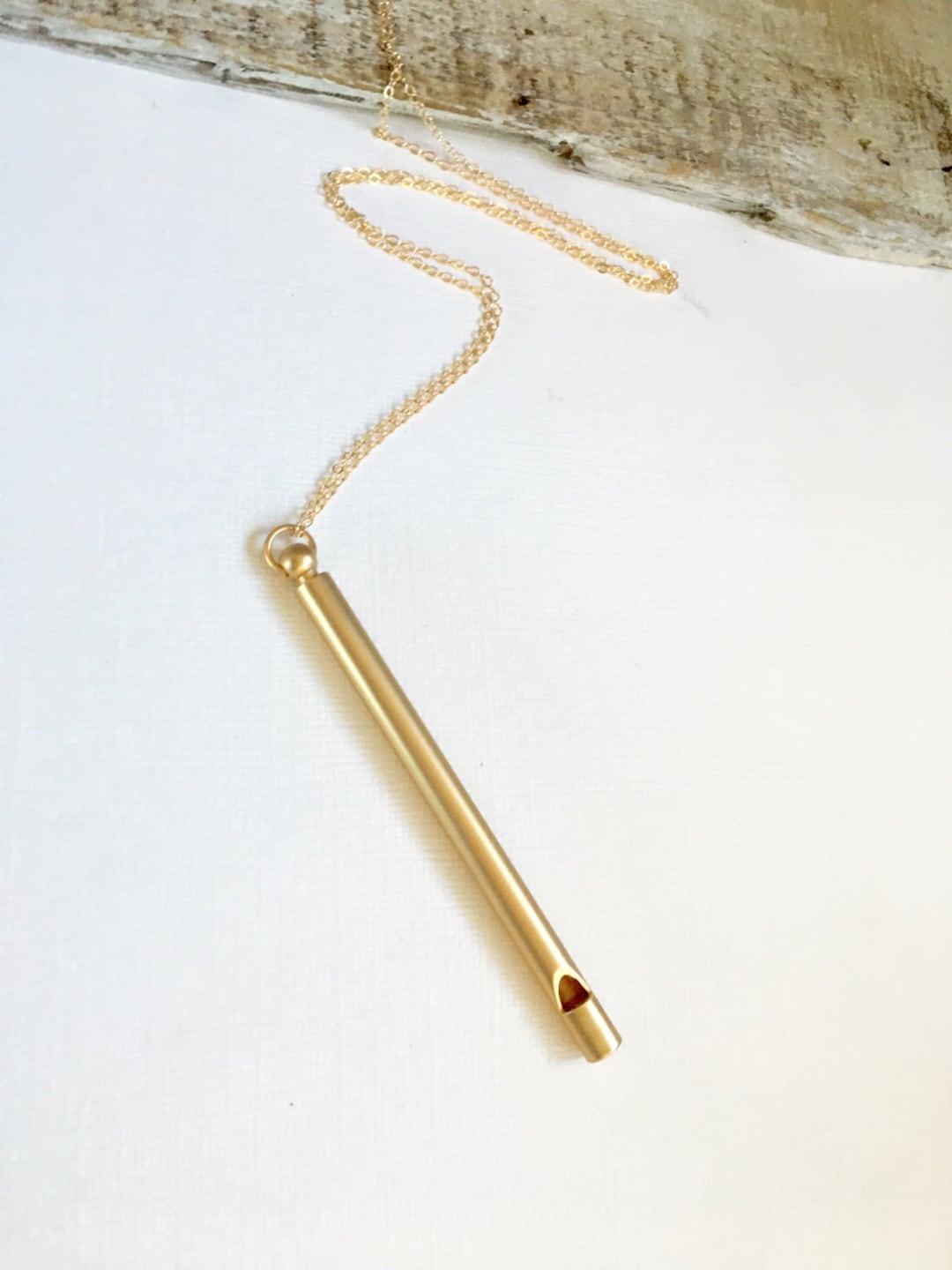 Back in Stock! Shiny Gold Whistle Necklace, Whistle Necklace, Back to ...