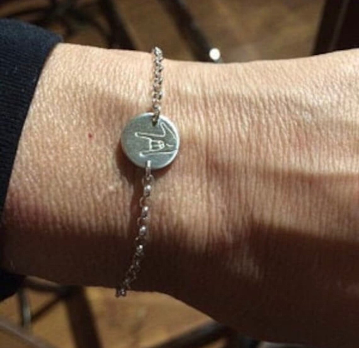 I Love You Sign Language Bracelet, Gift for Best Friend, Sterling ...