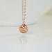 Rose Gold Angel Face Charm Necklace, Guardian Angel, Angel Wings ...