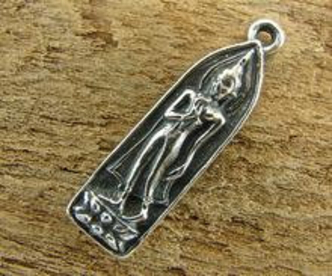 Buddha Amulet Necklace Sterling Silver Buddha Necklace - Etsy