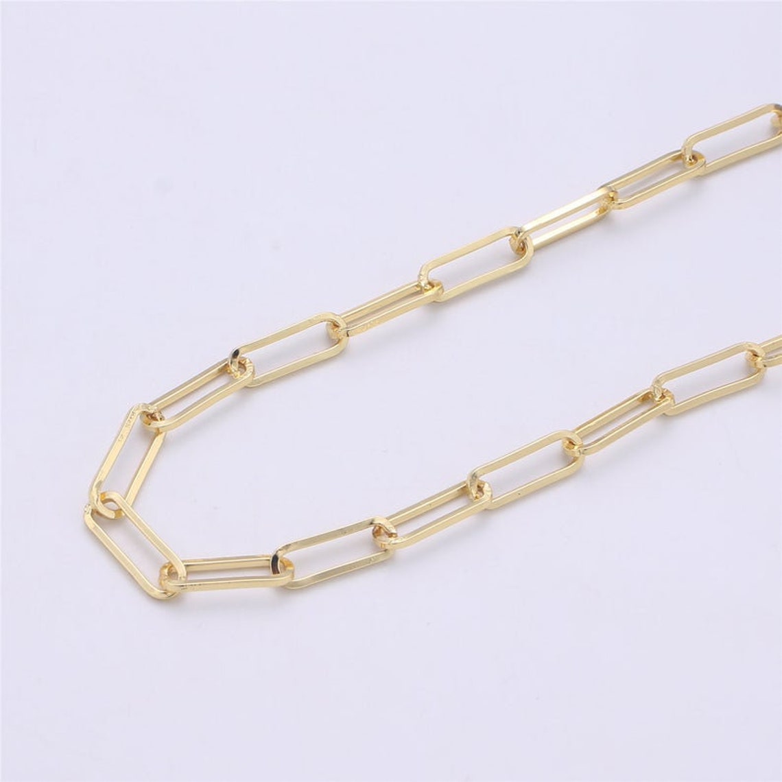 Chunky Chain Bracelet Thick Large Link Chain Stacking | Etsy