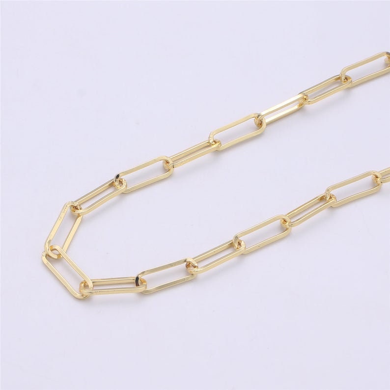 Chunky Chain Bracelet Thick Large Link Chain Stacking | Etsy