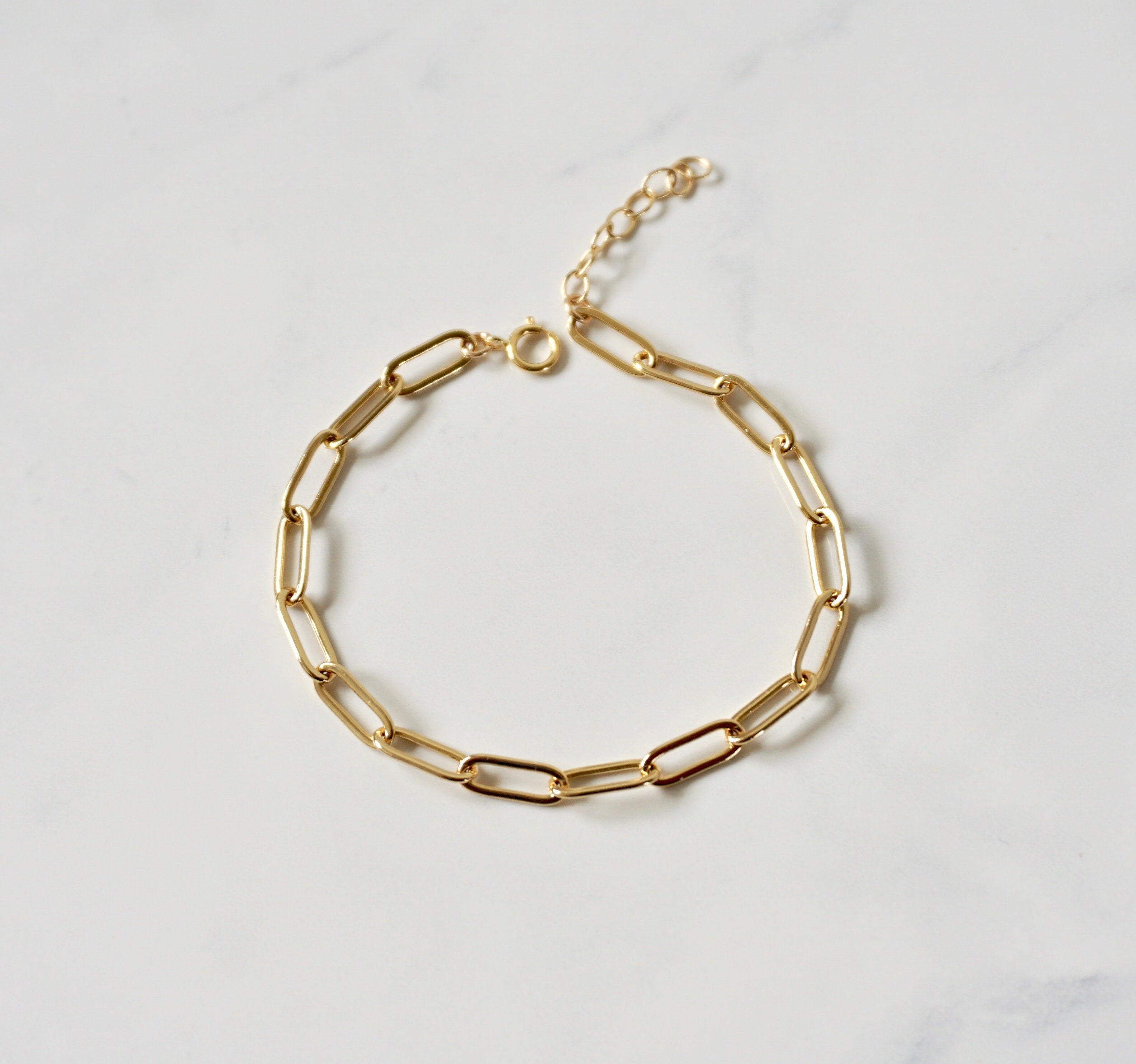 Chunky Chain Bracelet Thick Large Link Chain Stacking | Etsy