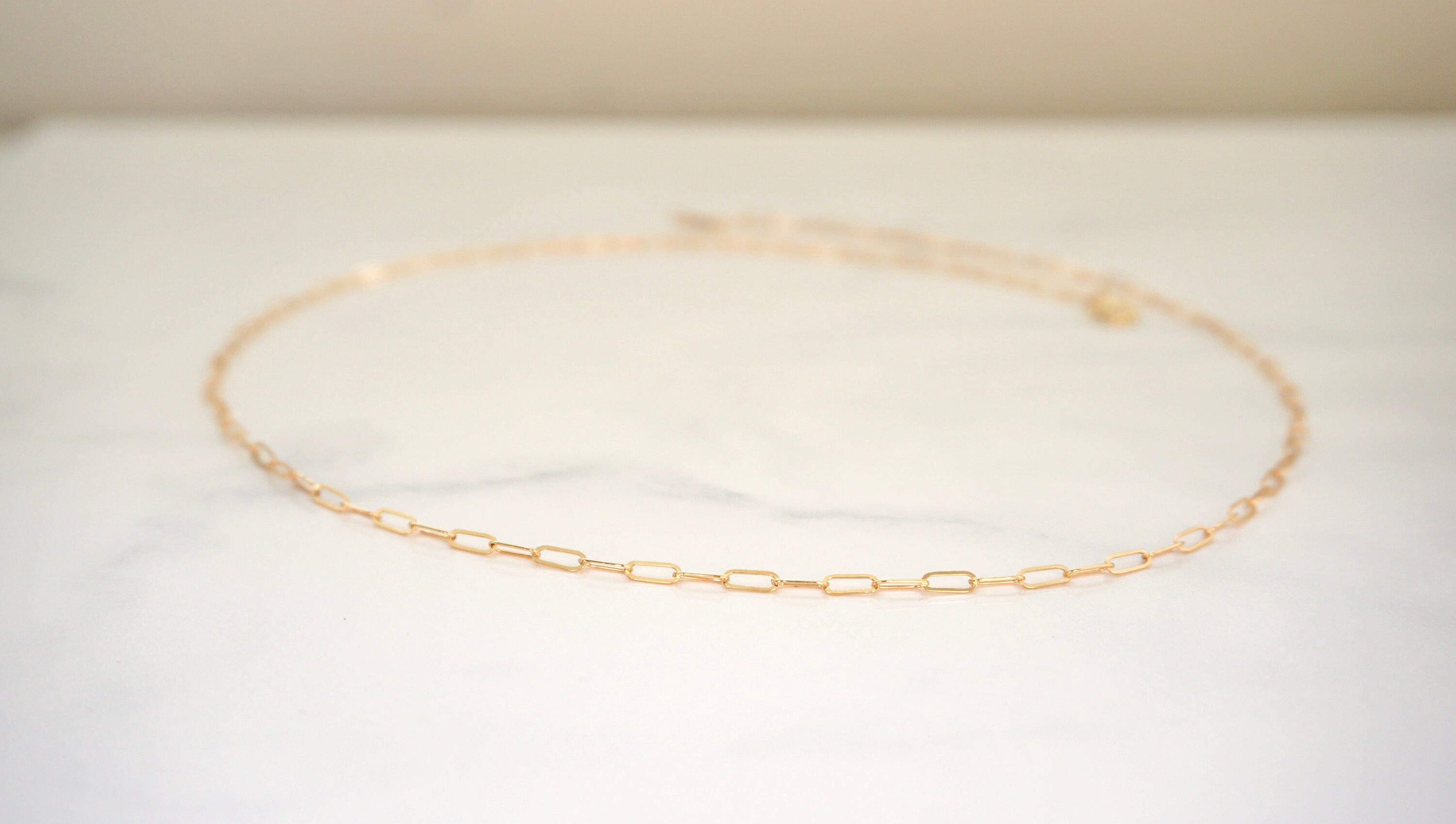 Layering Chain Necklace Choker Chain Chunky Chain Long - Etsy