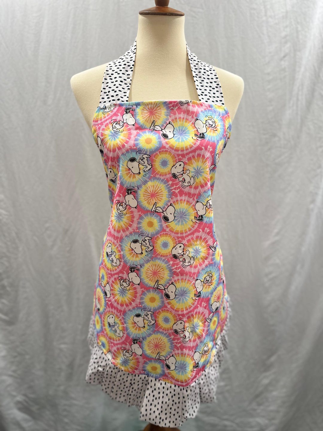 Peanuts Snoopy Tie Dye Groovy Apron - Etsy