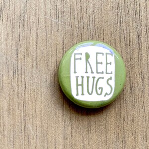 Free Hugs Pin or Magnet - Spread Love and Warmth - Etsy