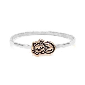 sleeping hello kitty ring