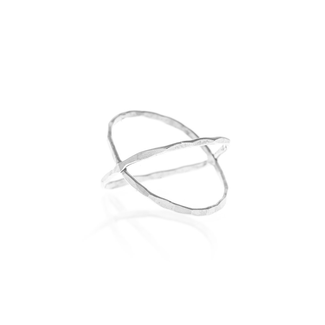 Criss Cross Ring Silver X Ring X Cross Ring Gift for Her - Etsy