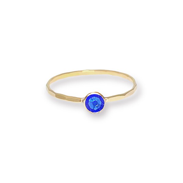 Something Blue Ring - Etsy