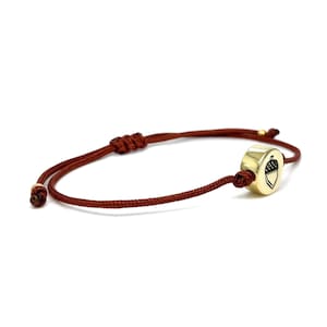 Acorn Charm Adjustable Cord Friendship Bracelet - Nature-inspired ...