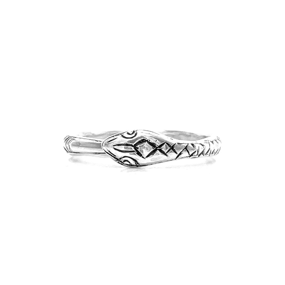 Handcrafted Adjustable Ouroboros Ring - Eternal Cycle Sterling Silver ...