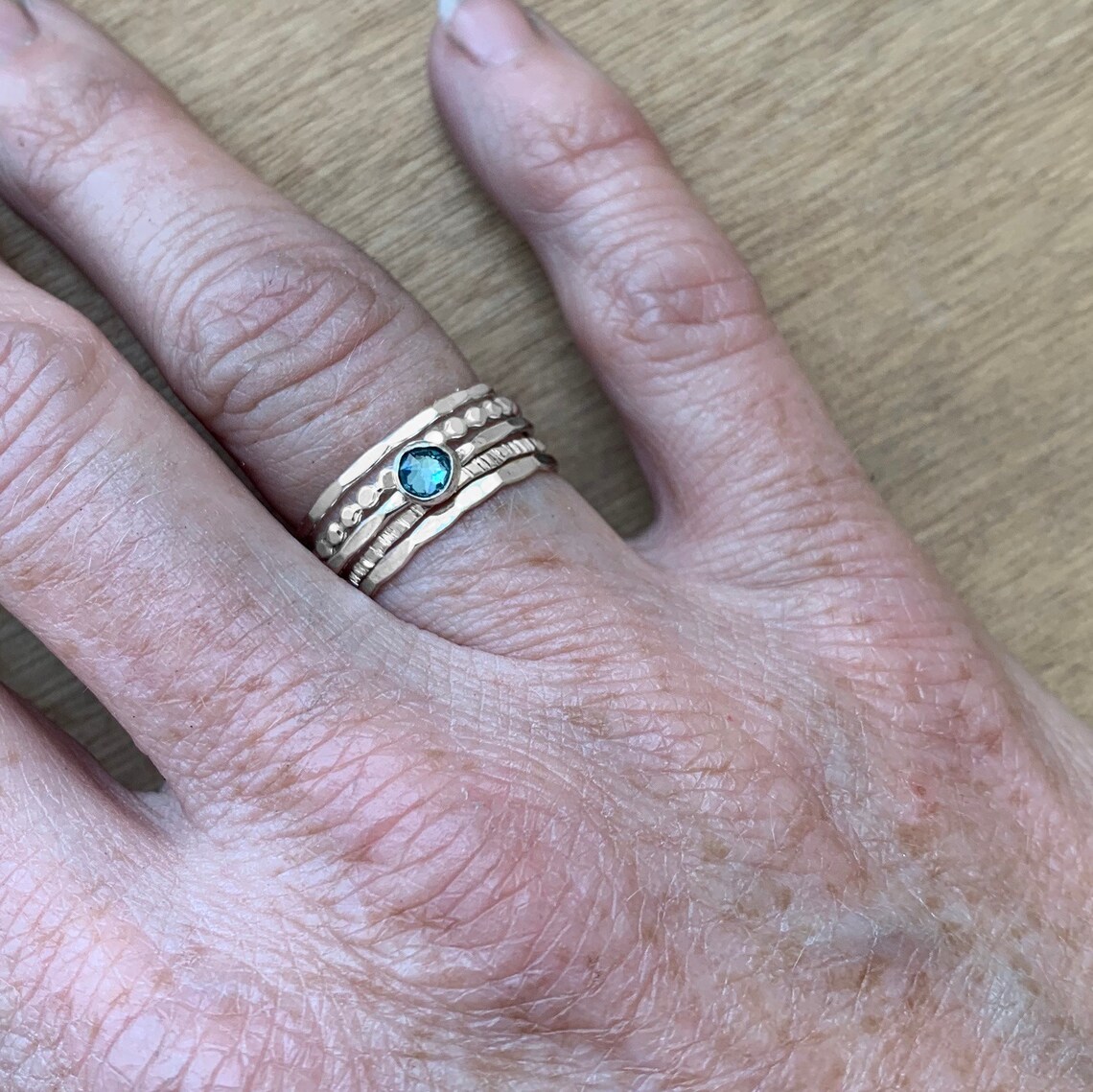 Stacking Ring Set Stacking Rings Sterling Silver Ring - Etsy