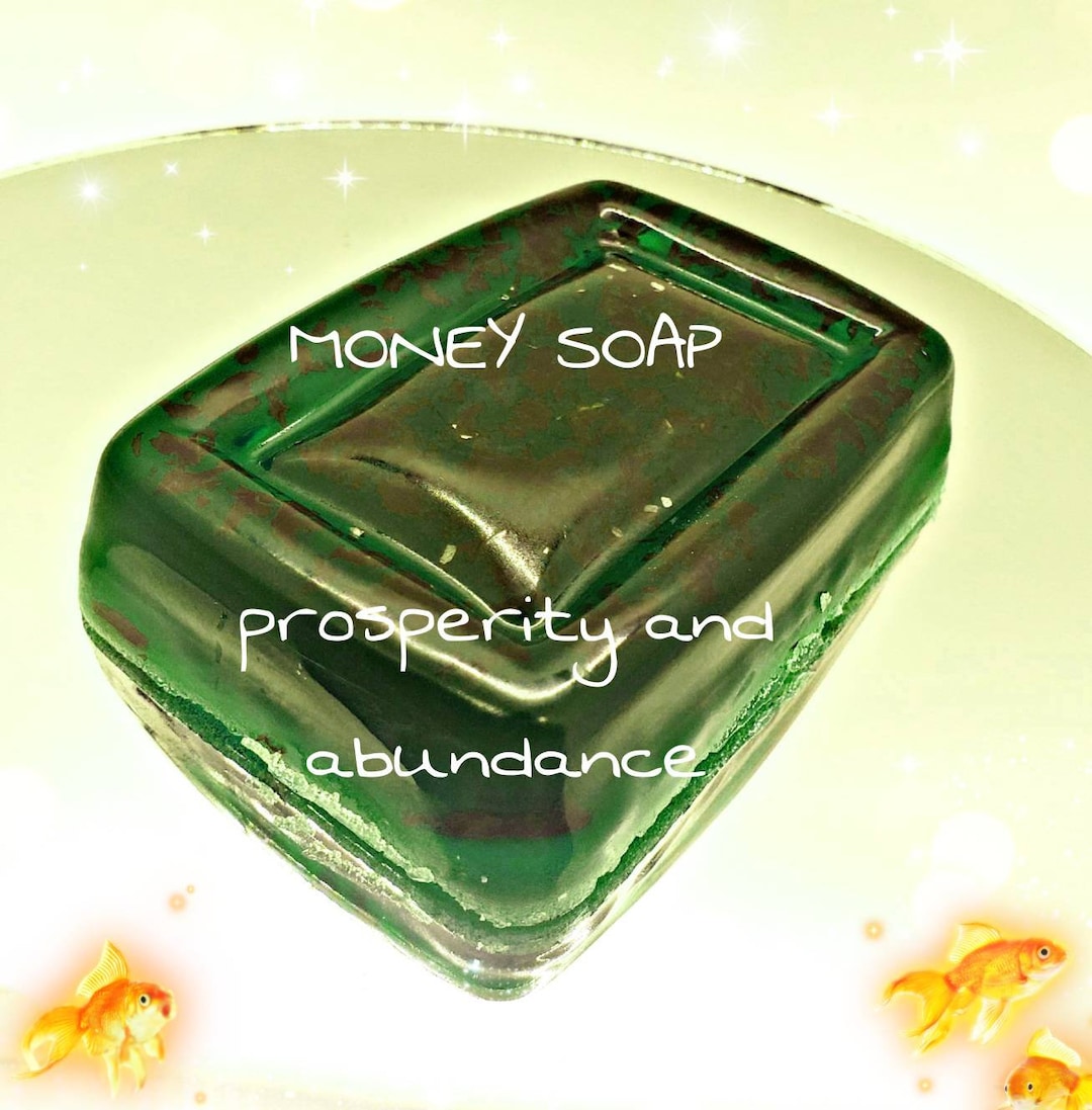 MONEY SOAP- Emerald Green Plants Natural Emerald Cut Herbal Soap Clean Beauty Gift Basket - Etsy