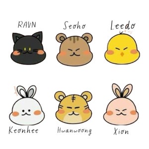 ONEUS Animal Character KPOP Keychains - Etsy