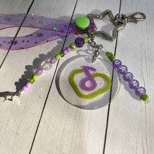 IU Kpop Keychain - UAENA Tour Lightstick Accessory - Etsy