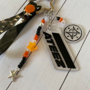 ATEEZ KPOP Keychain various Colors ATINY - Etsy