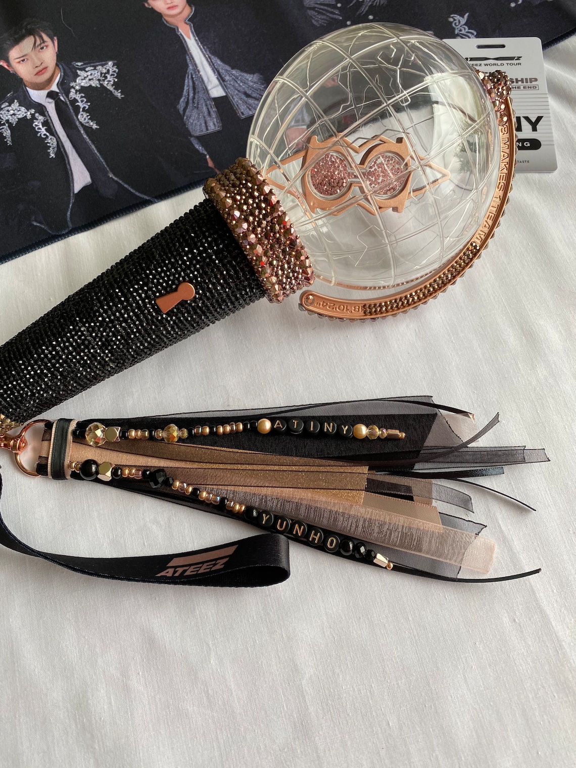 ATEEZ Kpop Lightstick Tassel ATINY Lightiny Accessory - Etsy