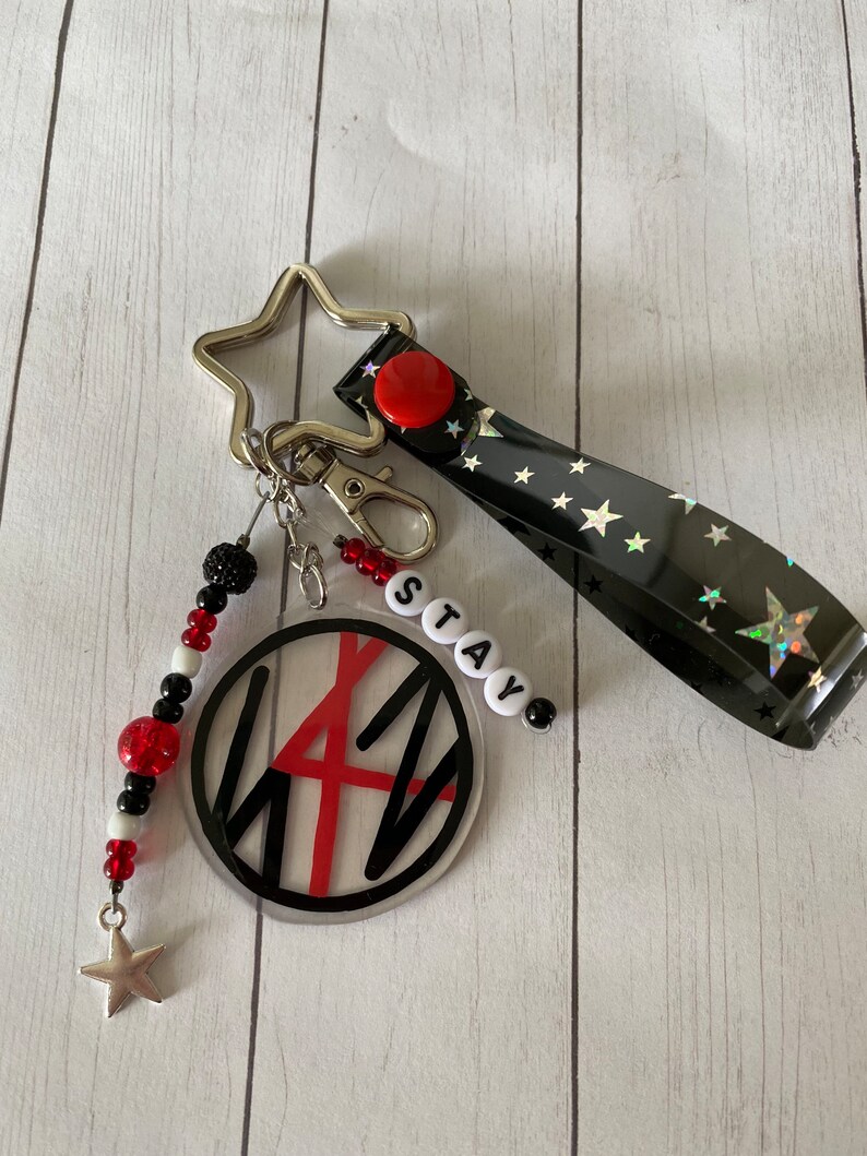 Stray Kids KPOP Keychain SKZ Stay - Etsy