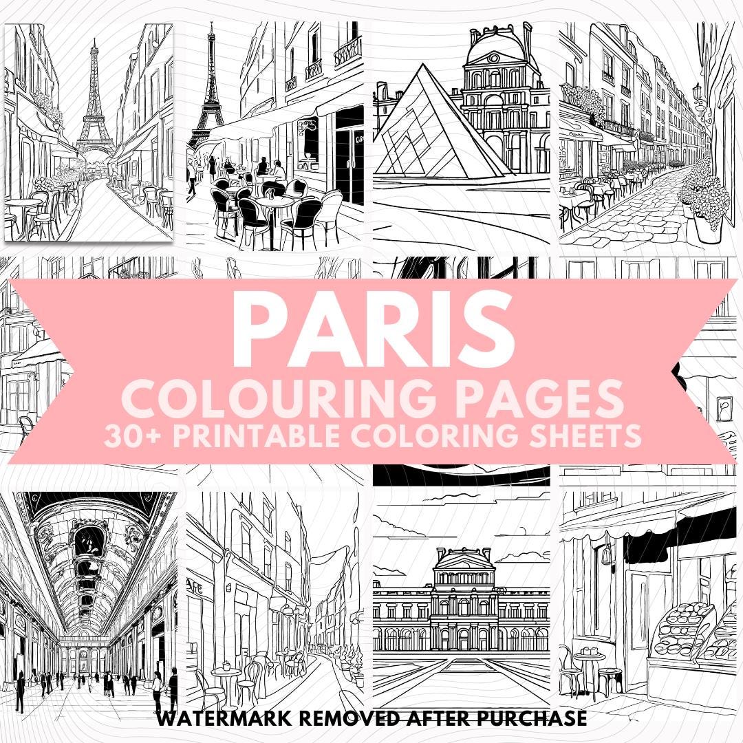 Colouring Sheets Pages Printable PDF Instant Download Coloring Colour ...