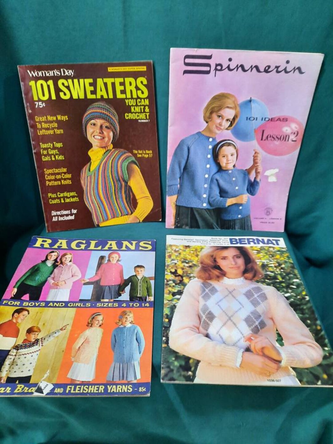 4 Knit and Crochet Sweaters Pattern Books - Etsy