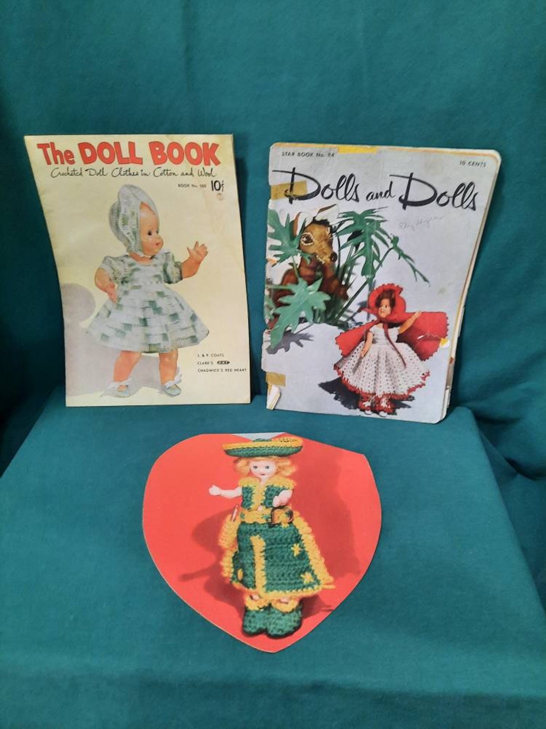 3 Crochet Dolls and Doll Clothes Pattern Books - Etsy