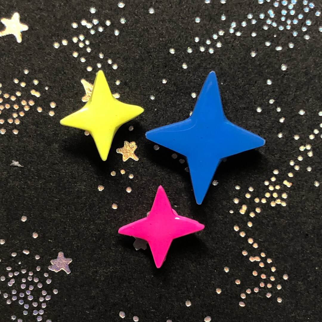 Star Pins .50 or .75 Inch 40 Colors to Choose From - Etsy