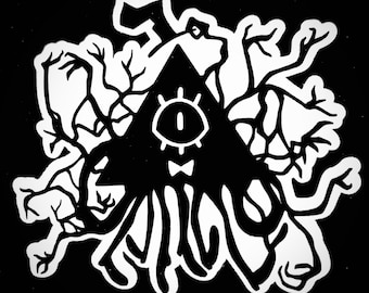 Mini Bill Cipher Statue - Cipher Hunt Statue - Gravity Falls Inspired ...