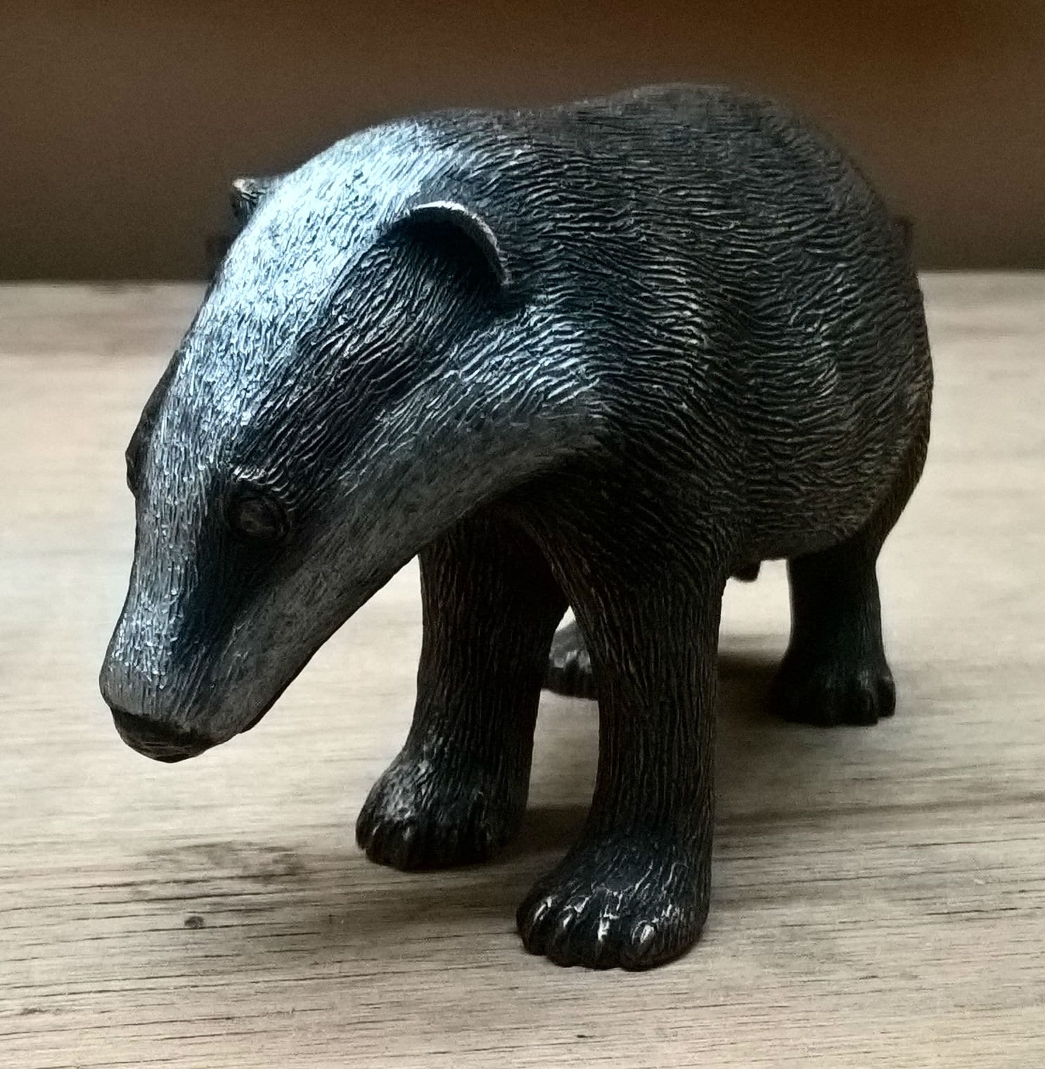 Cold Cast Bronze Badger - Etsy