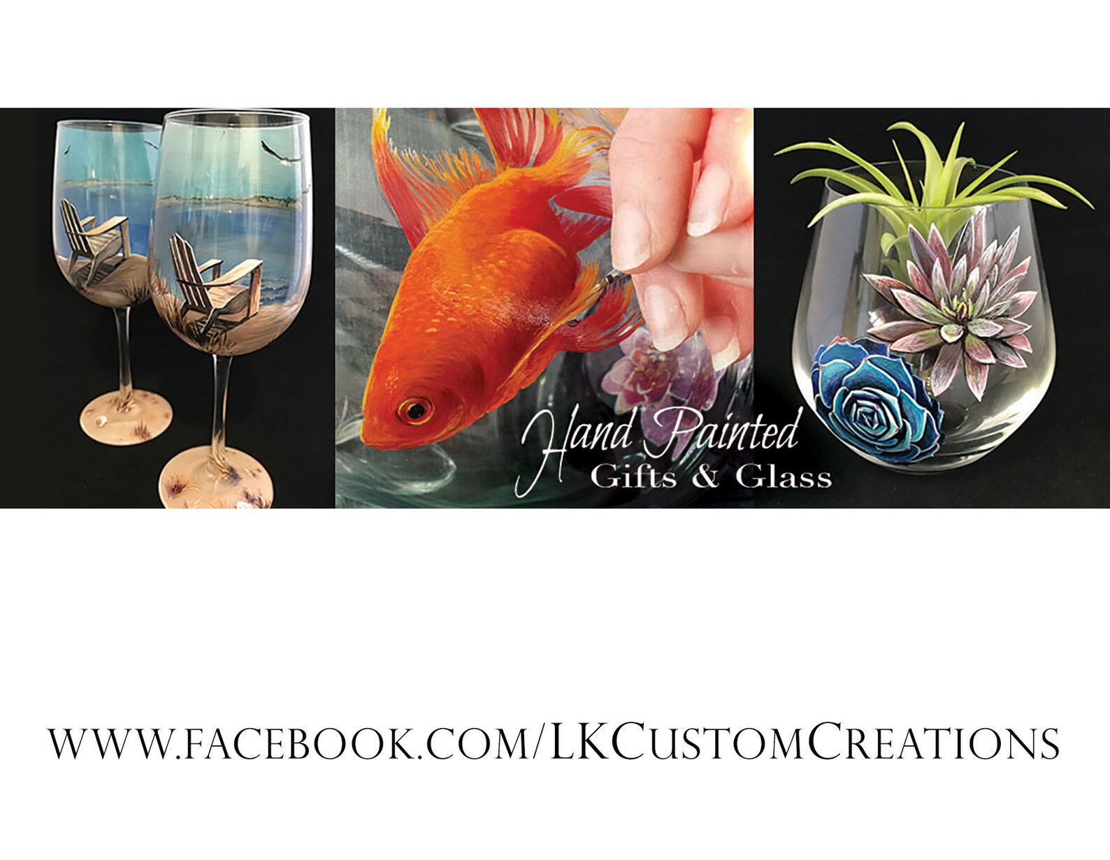 Ocean Themed Glass Pitcher Hand Painted Aquatic Underwater - Etsy