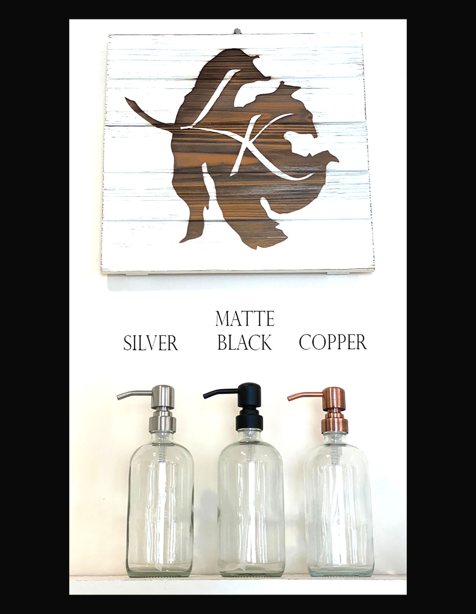 Hand Painted Tulip Soap Dispenser: Custom Floral Glass Kitchen Decor - Etsy