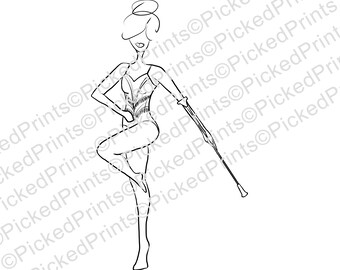 PNG Classic Majorette Sketch Printable File Design for Digital | Etsy