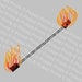 PNG Fire Baton Printable File Design for Digital Download Print Your ...