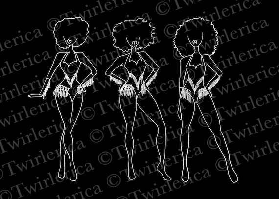 PNG Majorette Fringe Pack Printable File Design for Digital - Etsy India