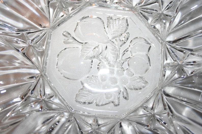 Clear Federal Glass Ruffled 7 Fruit Bowl - Etsy