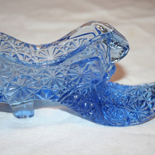 Blue Glass Shoe - Etsy