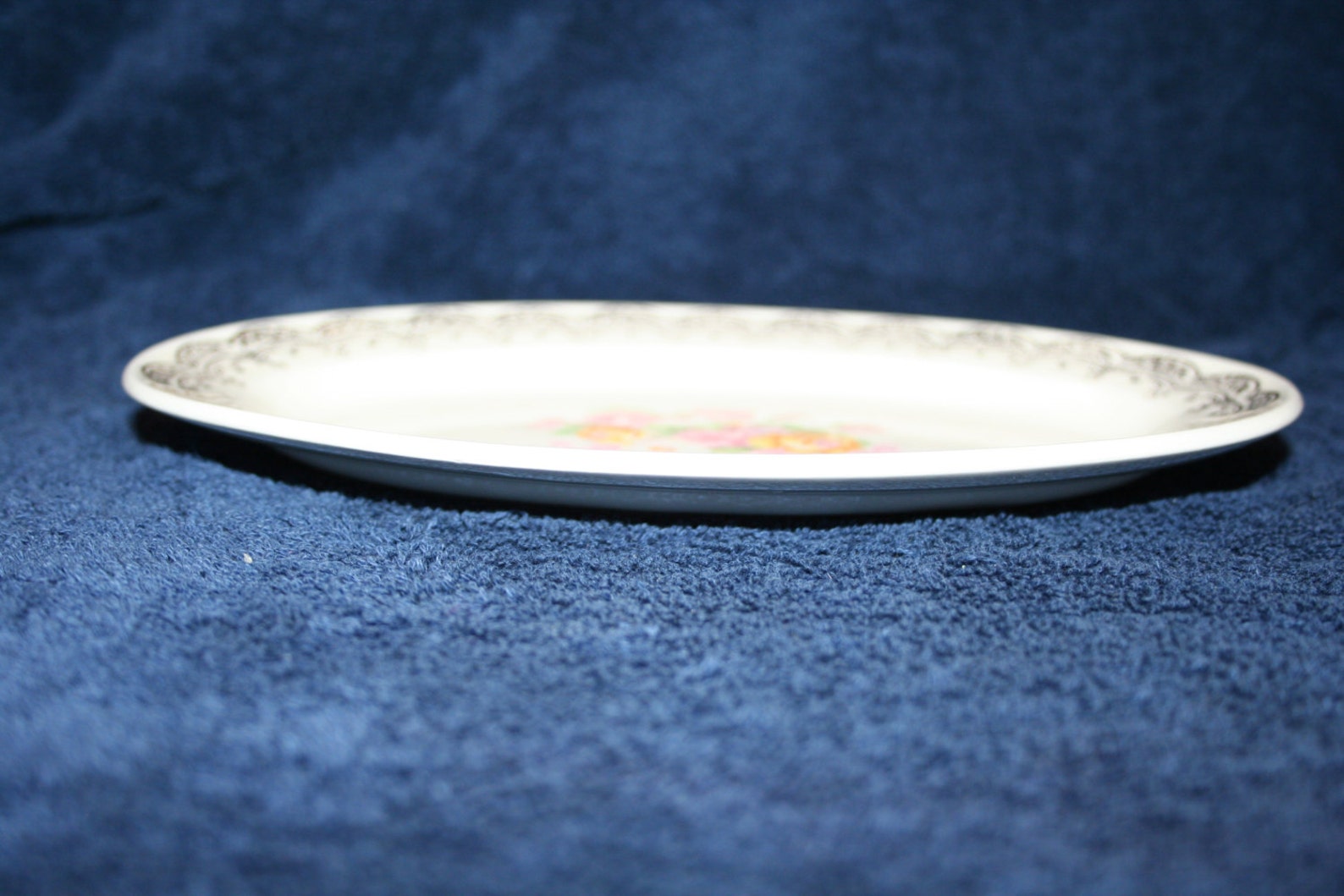 24K Gold Made in America 8 1/2serving Platter/plate - Etsy