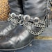 BOOTSTRAPS PAIR Handmade Genuine Leather Boot Harness Belts Punk Goth ...