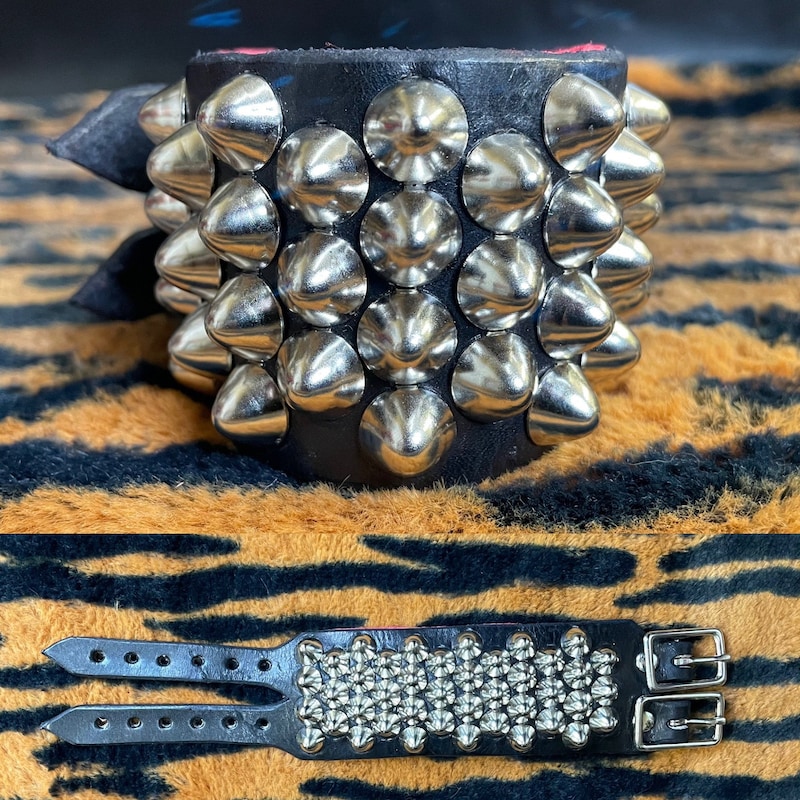 Spiked Punk Bracelets - Etsy
