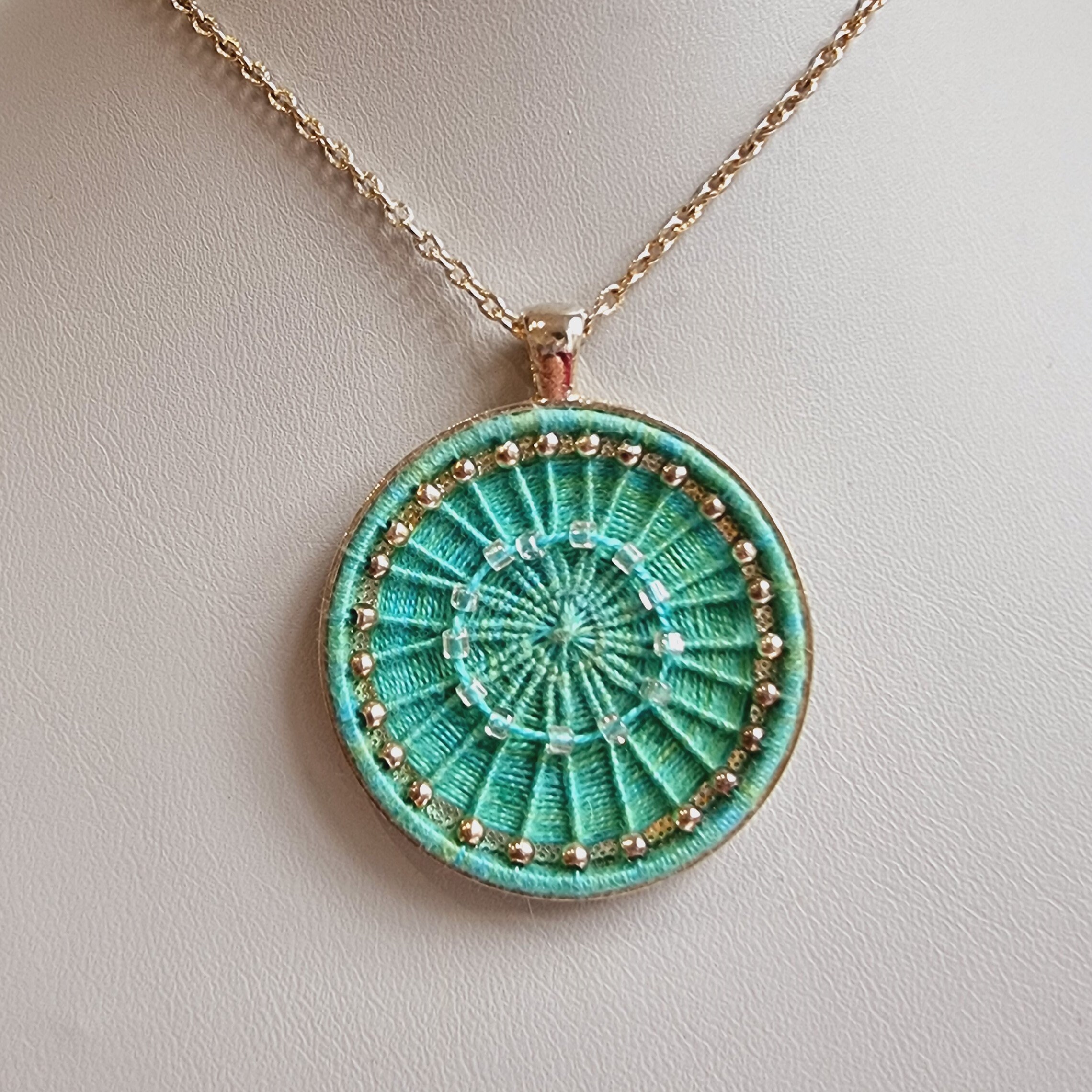 Dorset Button Pendant on a Chain - Etsy