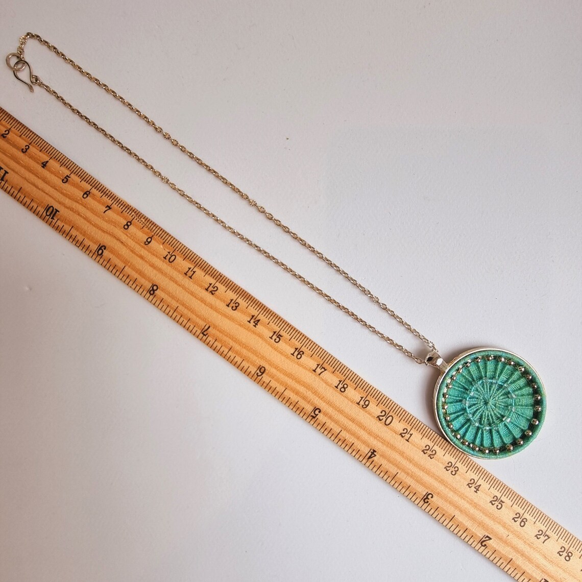 Dorset Button Pendant on a Chain - Etsy