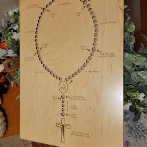 Rosary Teaching Board File Download, SVG and PNG File Format, Catholic ...