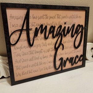 Amazing Grace SVG and PNG File Download - Etsy