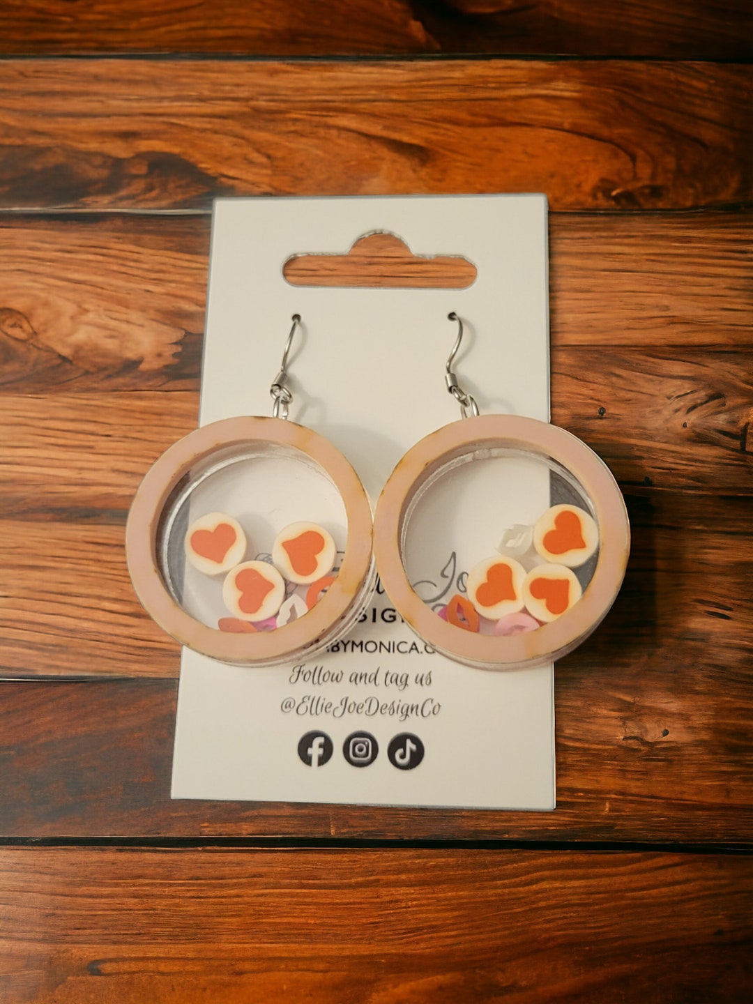 Layered Circle Shaker Earring SVG and PNG File Download, Acrylic ...