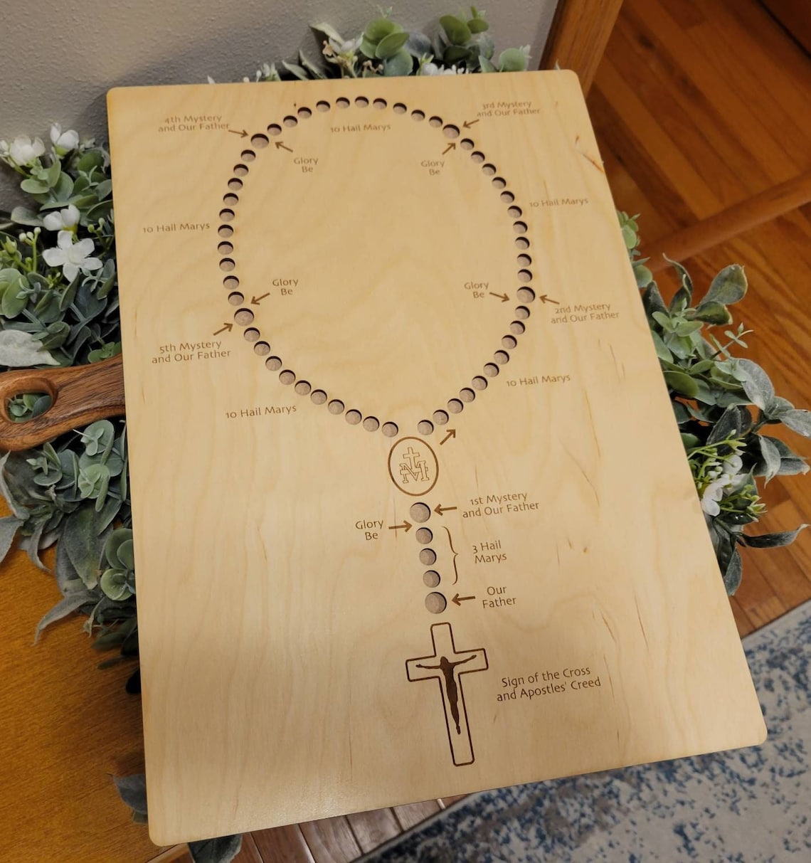 Rosary Teaching Board File Download, SVG and PNG File Format, Catholic ...