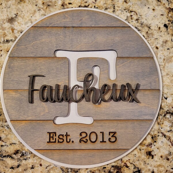 Last Name Signs - Etsy